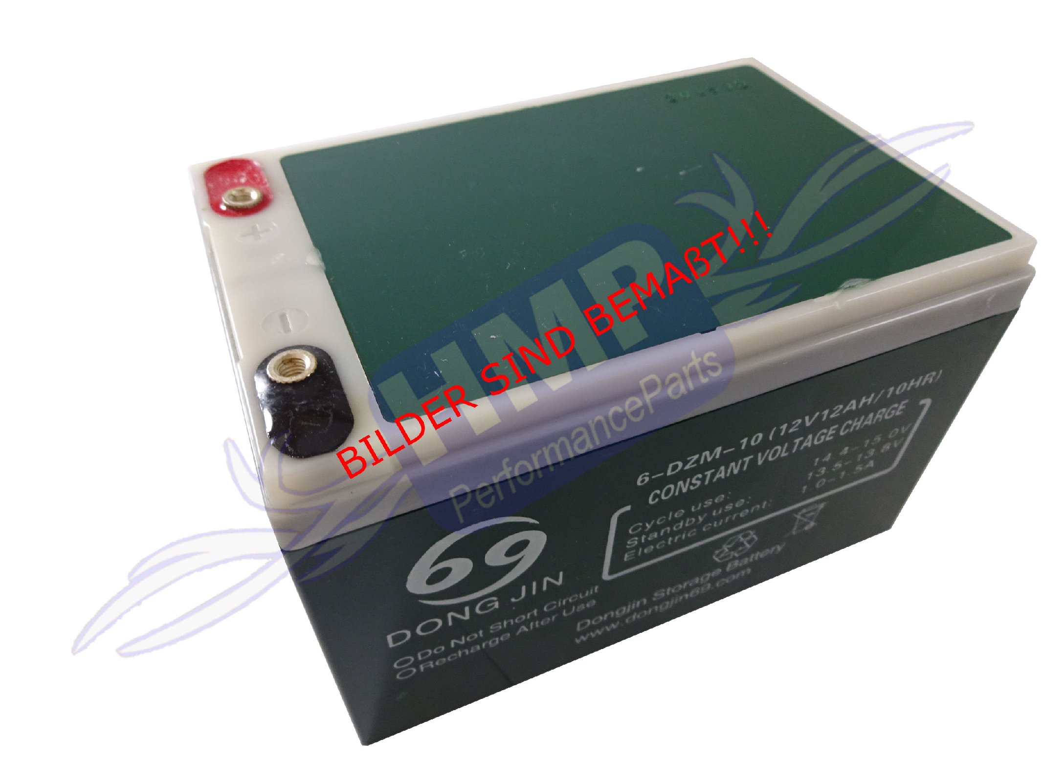 Elektro Roller / Scooter / Bike DONG JIN Batterie Akku - 6-DZM-10 - 12V ...