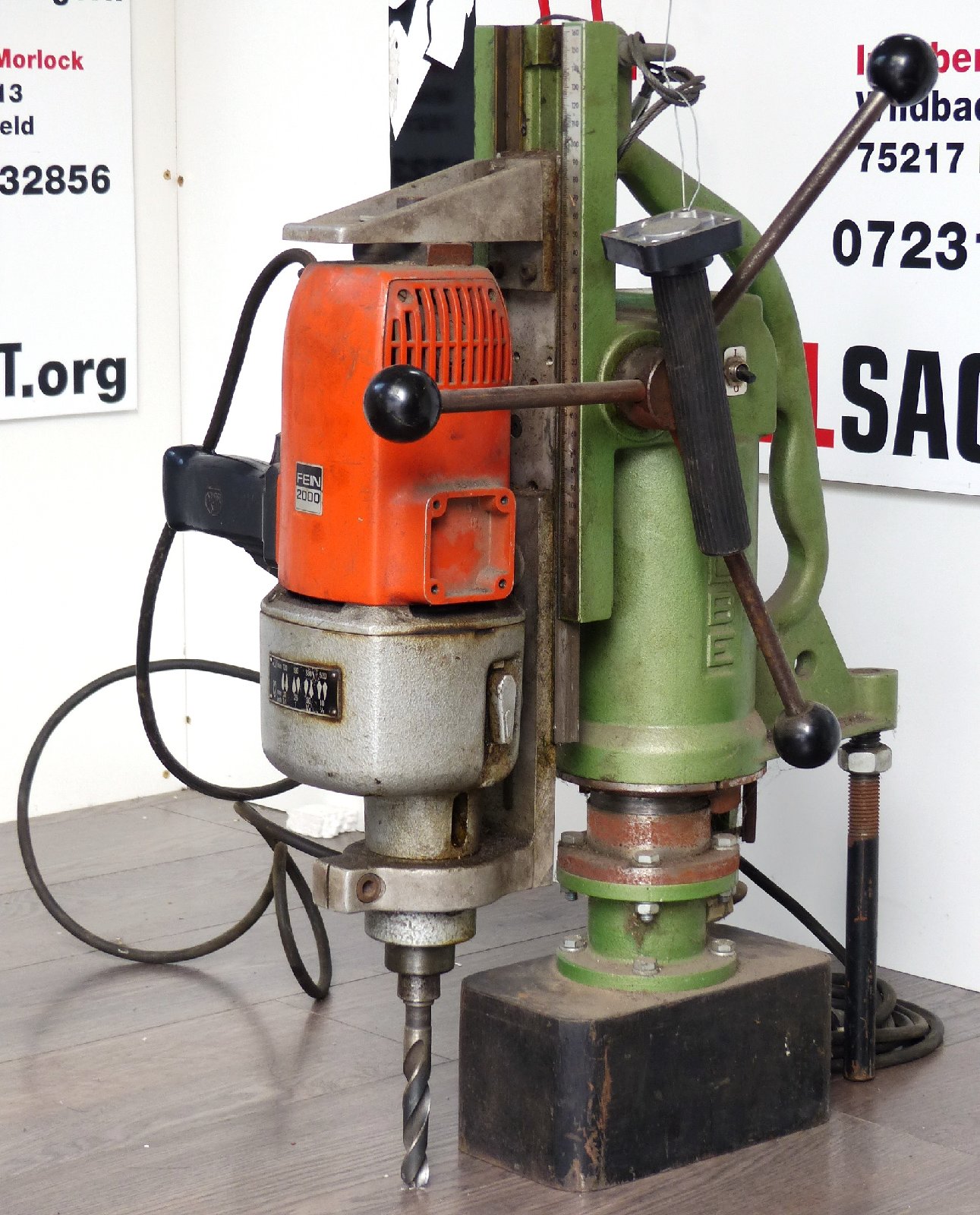 Fein DDSK 672 Magnet Bohrmaschine Kernborhmaschine Feinbohrmaschine ...